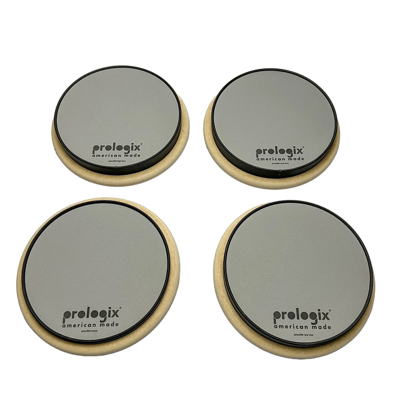 Prologix | Practikit - (4) SMC Drum Set Practice Pads - Prologix Percussion